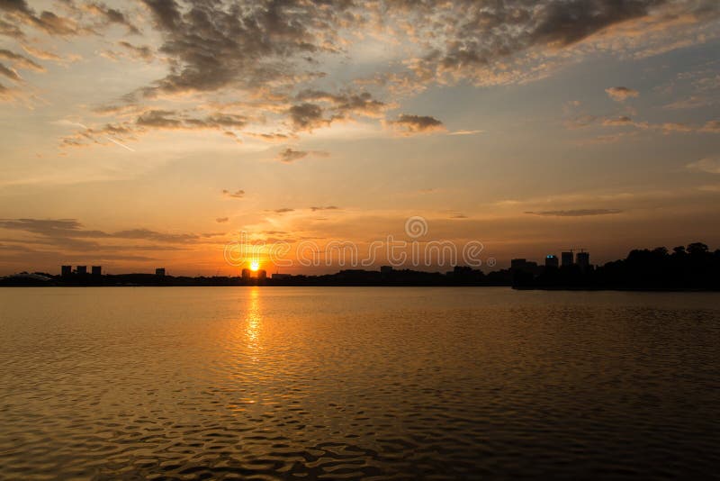 Putrajaya Sunset stock image. Image of famous, hour, beach - 80799137