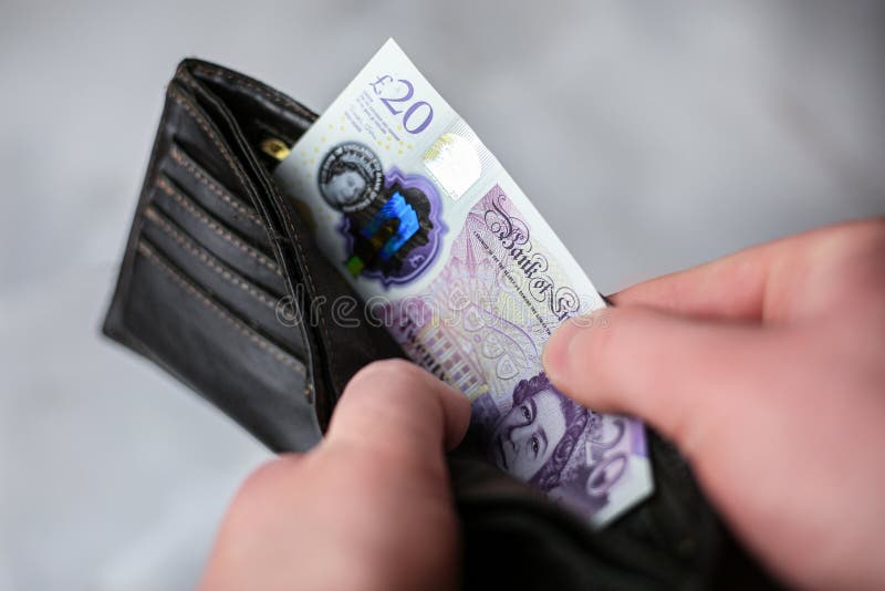 British Pound Sterling Banknote Wallet Stock Photos - Free & Royalty ...