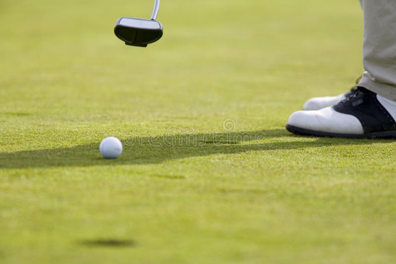 Putt stock image. Image of drive, beginning, scorcher, start - 696037
