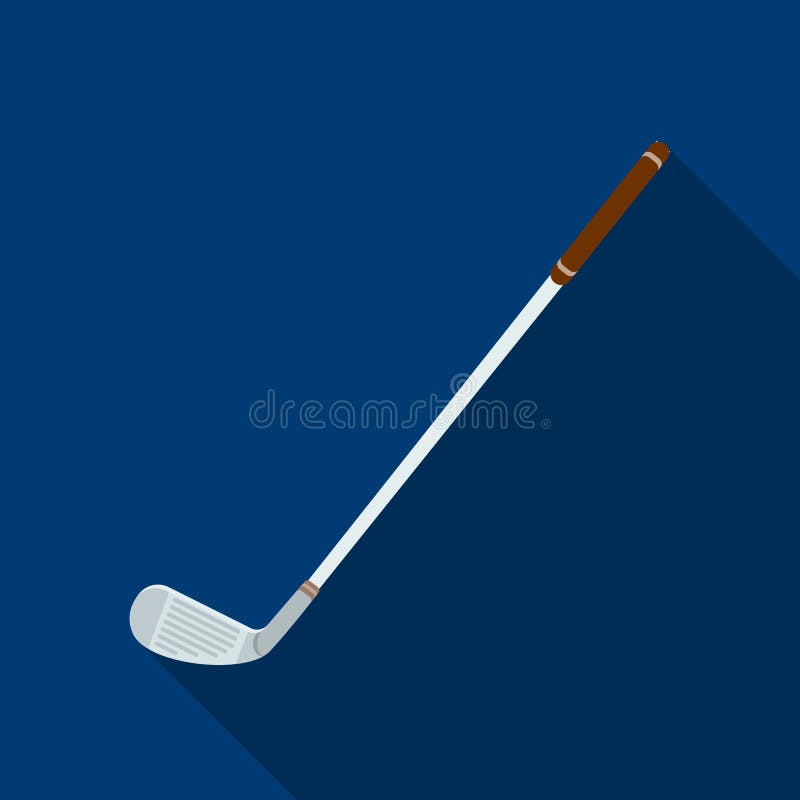 Putter for Golf.Golf Club Single Icon in Flat Style Vector Symbol Stock ...