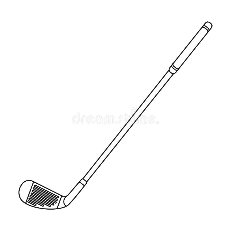 Putter for Golf.Golf Club Single Icon in Outline Style Vector Symbol ... Putter for Golf.Golf Club Single Icon in Outline Style Vector Symbol ...