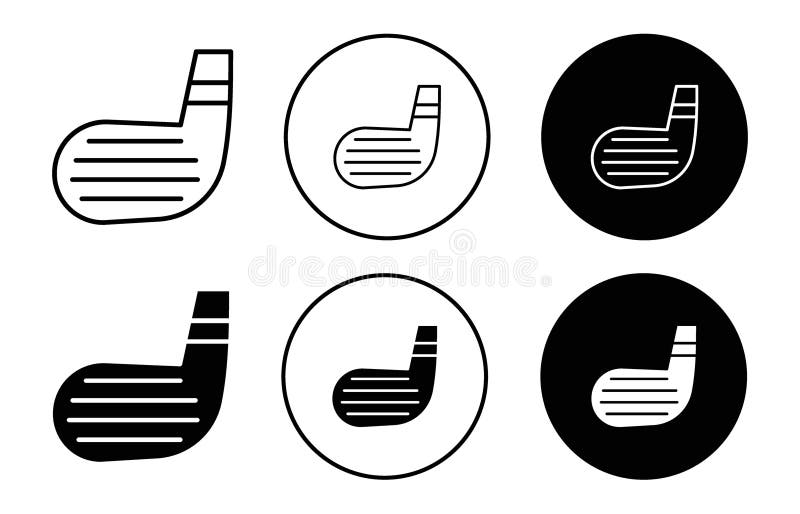 Putter icon stock vector. Illustration of pictogram - 325375370