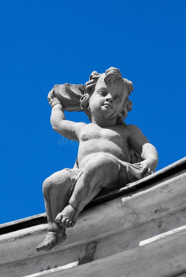 Putti - Cherub stock photo. Image of guardian, church - 24930540