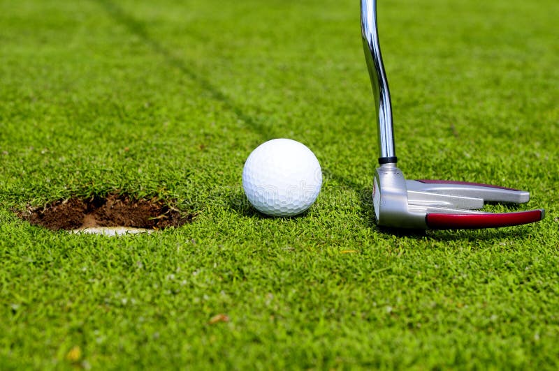 Putting stock photo. Image of precision, flower, round - 5091936