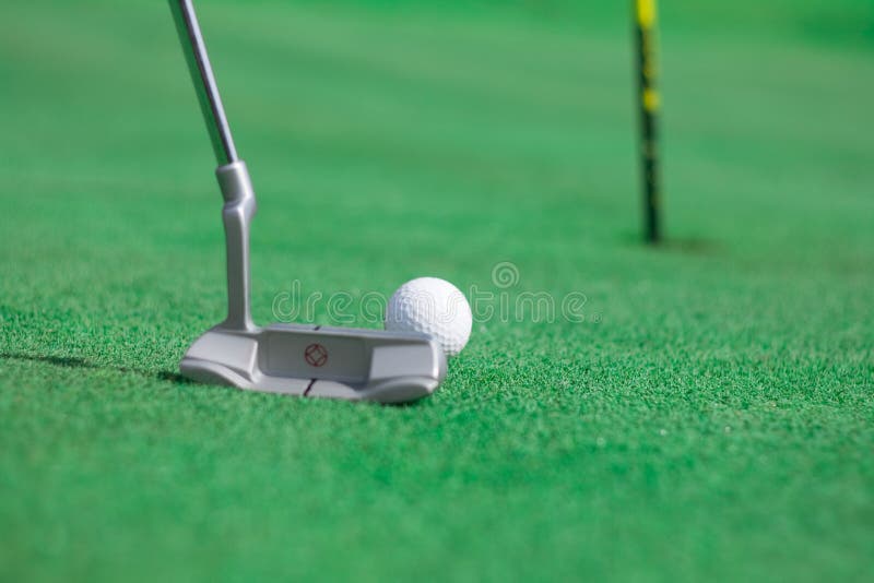 Putting stock photo. Image of country, sport, green, golfball - 9031510