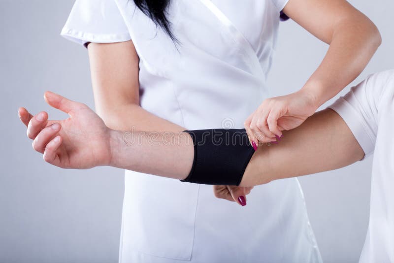 Compression stockings stock image. Image of bleed, scrape - 13647239