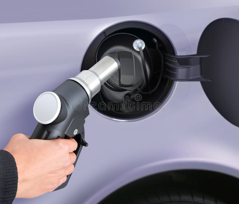 Putting gas into the car stock photo. Image of natural - 16547846