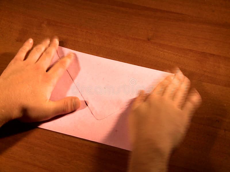 Putting Letter in Envelope, Closing Envelope Stock Video - Video of ...