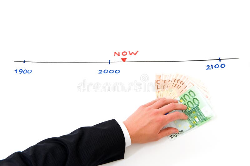 Putting Money Aside for the Future Stock Photo - Image of saving, 2100: ...