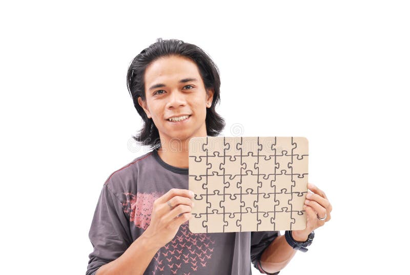 Putting the Pieces Together Stock Image - Image of answer, brains: 21641715