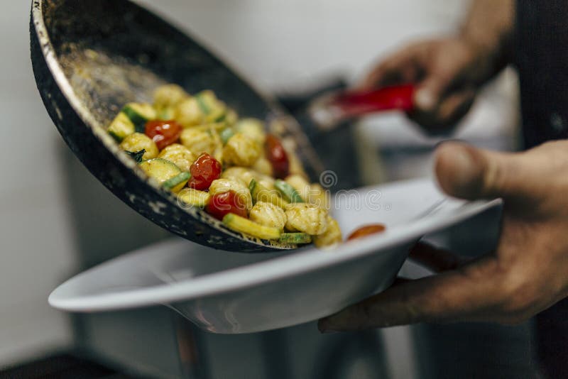 Italian Nioki, Gnocchi, ñoqui, Nhoque Stock Photo - Image of dish ...