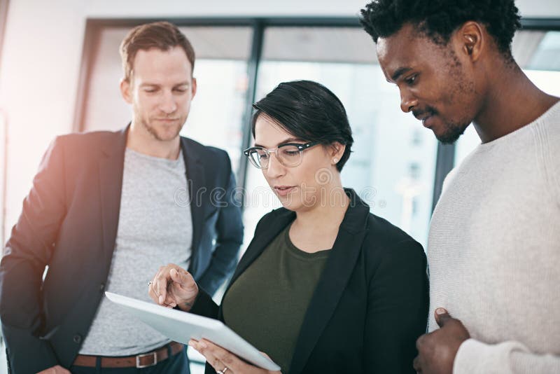 Putting Some Serious Thought into this Project. Businesspeople ...