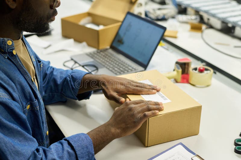 Putting Sticker Barcode Box Stock Photos - Free & Royalty-Free Stock ...