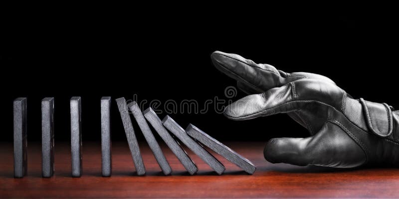 Putting things in motion stock photo. Image of dominoes - 134634492
