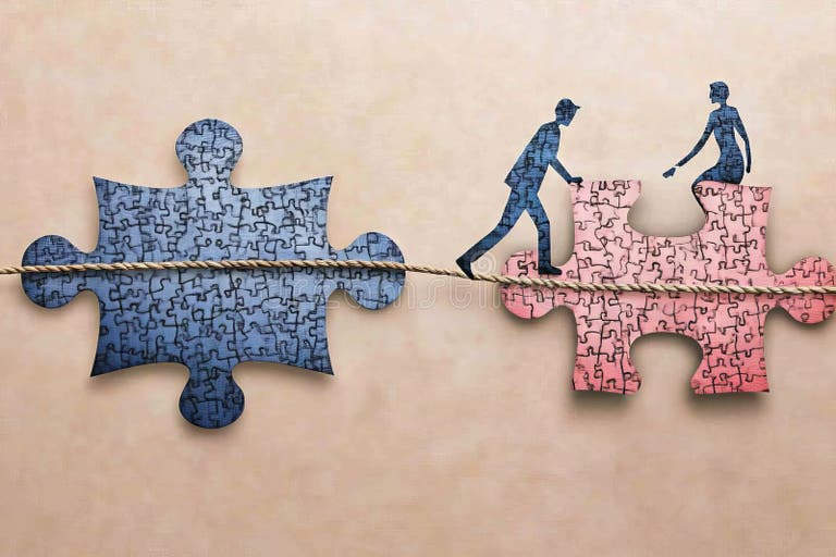 Putting Together this Jigsaw Puzzle, and Working with Others To Solve ...