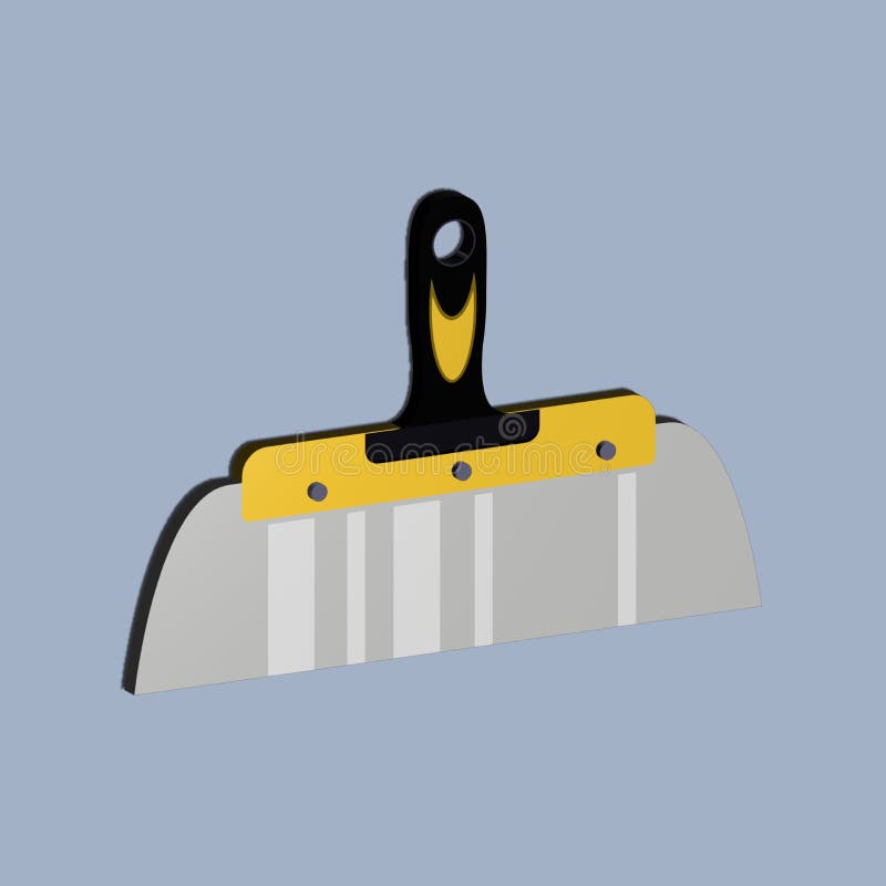 Putty Knife. Devices for Construction and Mechanics Stock Vector ...
