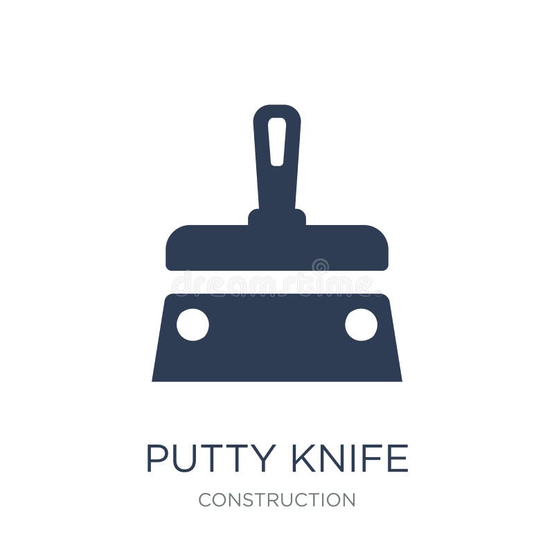 Putty Knife Icon. Trendy Flat Vector Putty Knife Icon on White B Stock ...