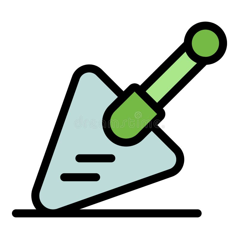 Putty Knife Tool Icon Color Outline Vector Stock Vector - Illustration ... Putty Knife Tool Icon Color Outline Vector Stock Vector - Illustration ...
