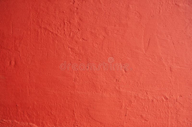 Putty and red painted wall stock photo. Image of color - 177567670