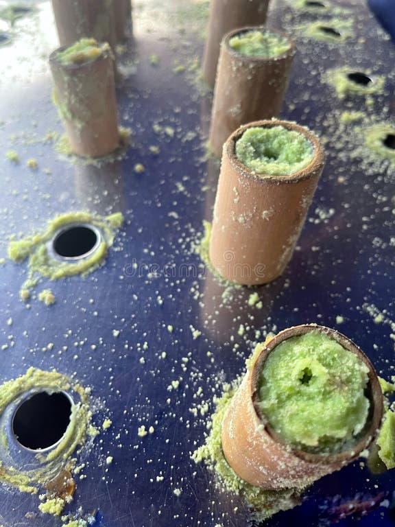 Putu Bambu stock image. Image of sweet, tasty, yummy - 308763891