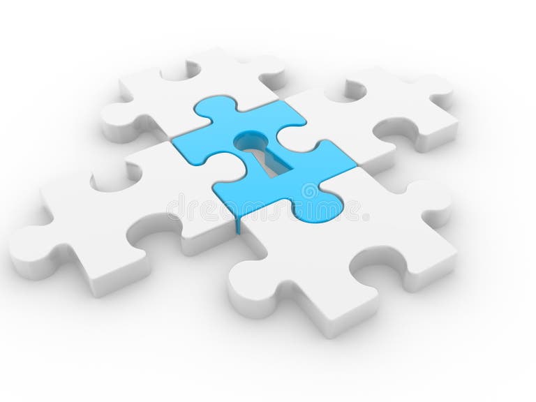 Puzzle Piece Lock Stock Illustrations – 559 Puzzle Piece Lock Stock ...