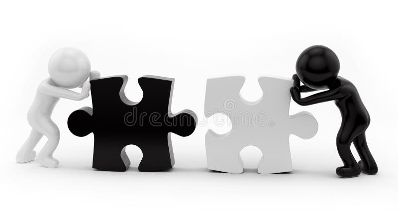 Round Puzzle Gear Presentation Infographic Diagram Template with ...