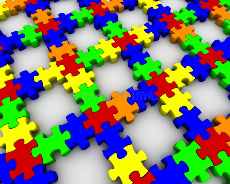 Puzzle stock illustration. Illustration of creativity - 6970284