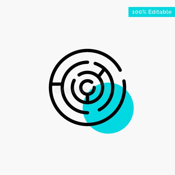 Puzzle, Arrow, Strategy, Target, Point Turquoise Highlight Circle Point ...