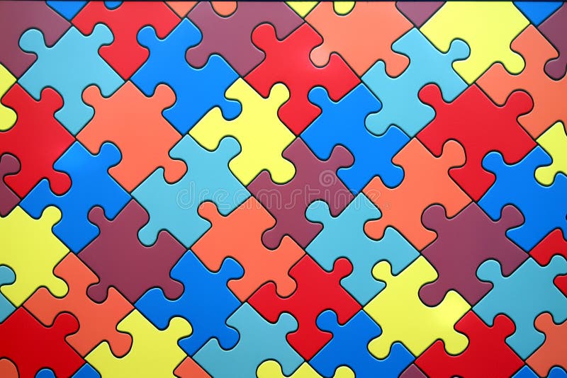 Puzzle background stock photo. Image of ideas, attached - 7806644