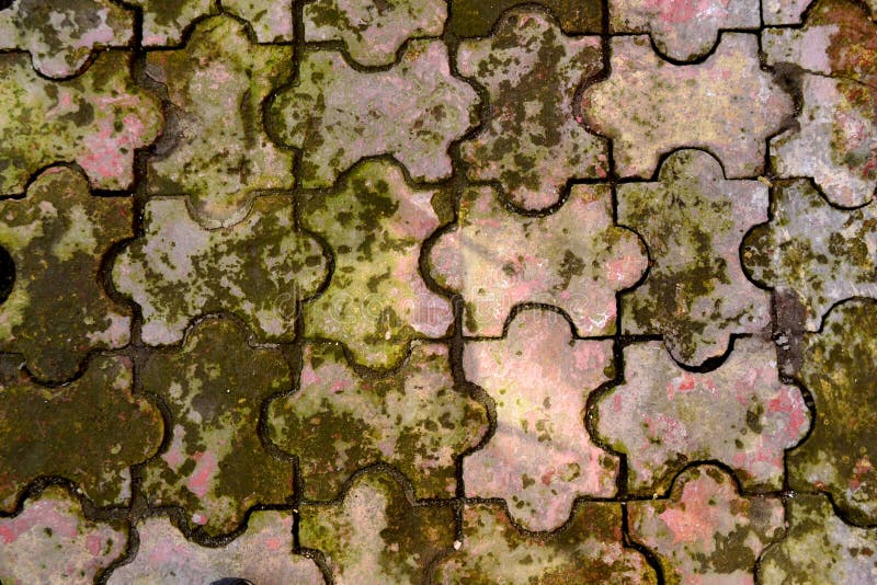 Puzzle stock image. Image of sidewalk, brick, construction - 50554251