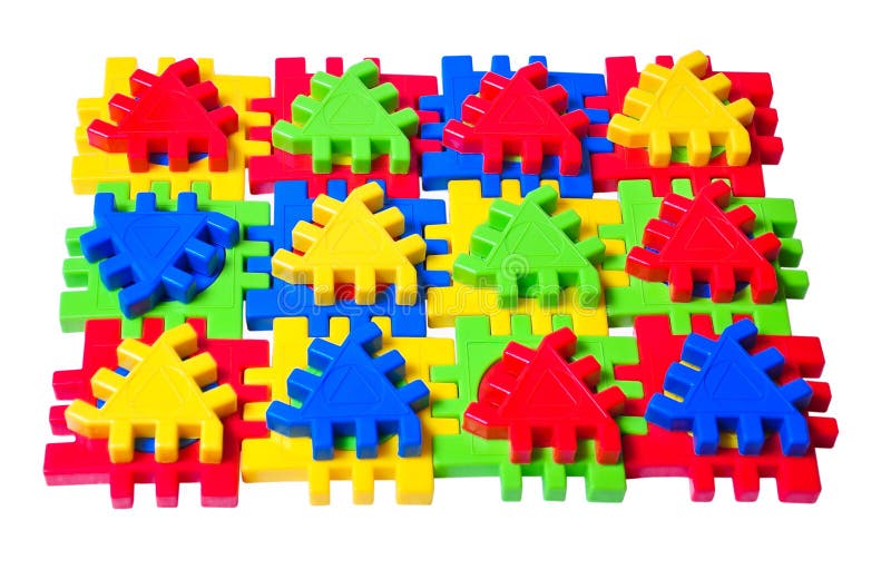 Background of Multicolor Plastic for Children Stock Image - Image of ...