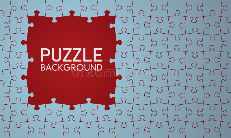 Puzzle Background Vector Illustration. Stock Vector - Illustration of ...