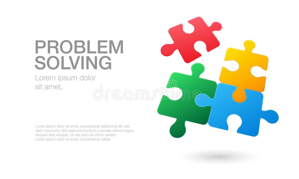 Puzzle Background Vector Illustration. Stock Vector - Illustration of ...