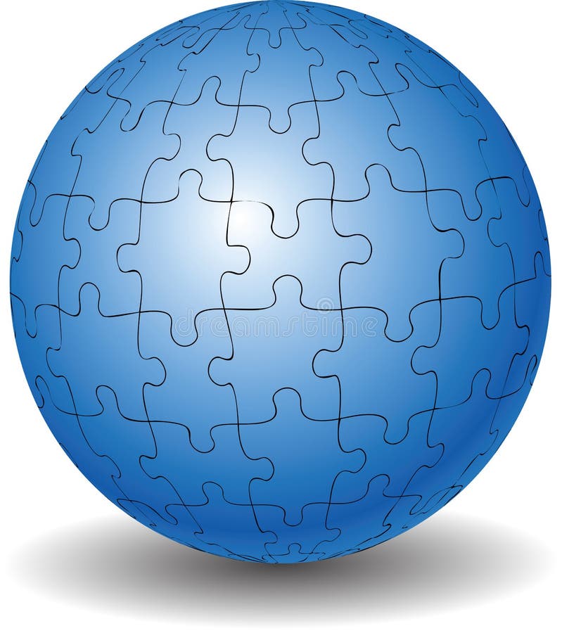 Time Puzzle stock illustration. Illustration of concept - 3733335