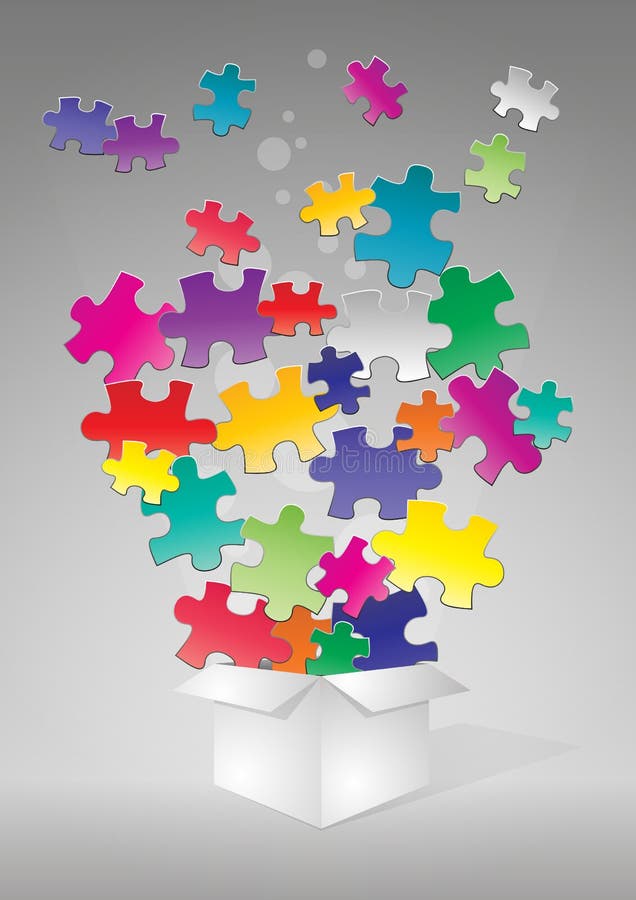 Vertical Puzzle Pieces Stock Illustrations – 130 Vertical Puzzle Pieces ...