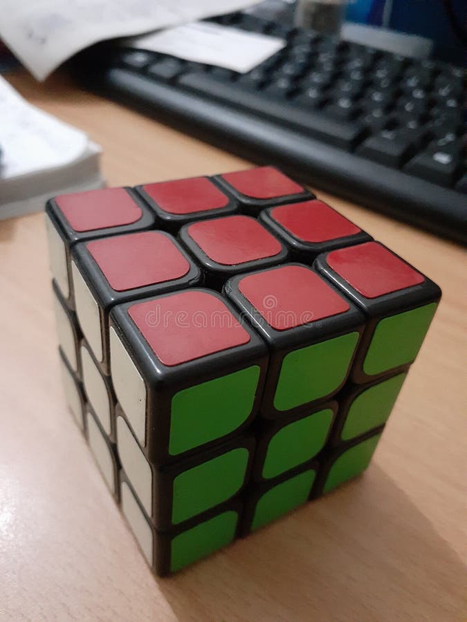 Puzzle Box on the Office Desk Editorial Image - Image of dimension ...