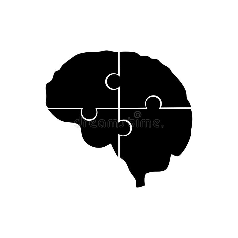 Puzzle Brain Icon. Creative Brain Logo. Vector Stock Vector ...