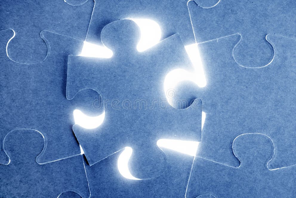 Puzzle, Communication Teamwork Metaphor Stock Photo - Image of ...
