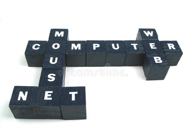 Puzzle computer stock photo. Image of wood, generation - 6512120