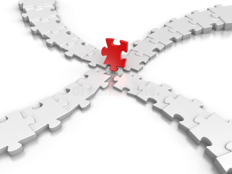 Puzzle Connection Picture. Image: 10135032