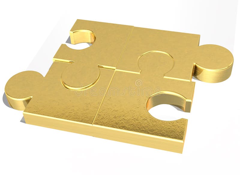 Puzzle connection stock illustration. Illustration of play - 7076104