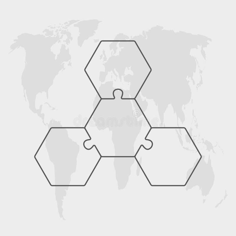 Puzzle Diagram Infographic Process on 4 Parts Stock Vector ...
