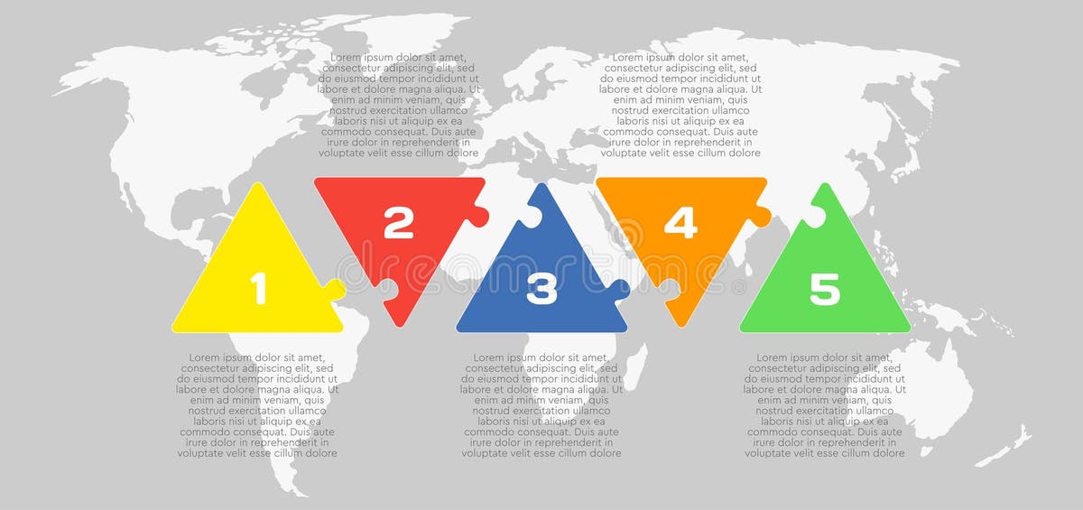 Infographic Triangle Chart Scheme Diagram Template Stock Illustrations ...