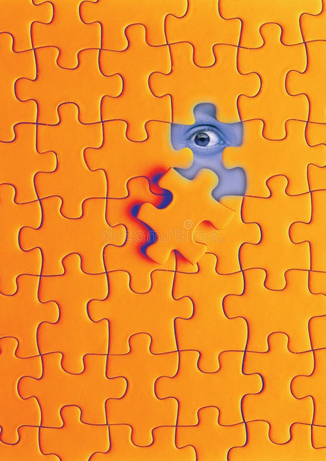 Puzzle eye stock image. Image of solve, background, connection - 2490683