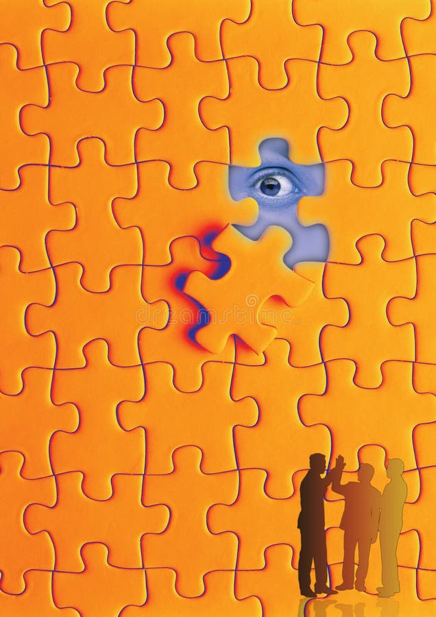 Puzzle eye stock image. Image of solve, background, connection - 2490683