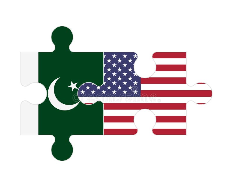 Puzzle of Flags of Pakistan and US, Vector Stock Vector - Illustration ...