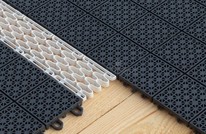 Modular Floor Covering Made of Plastic or Polymer, Puzzle with Holes ...