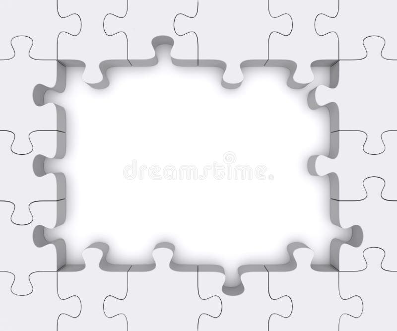 Jigsaw Border Frame Stock Illustrations – 327 Jigsaw Border Frame Stock ...