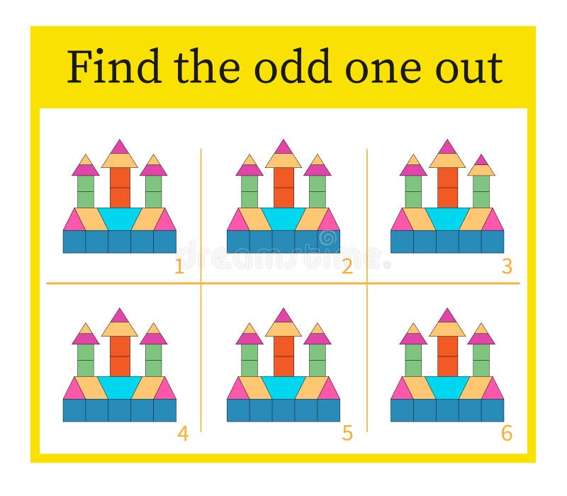 Puzzle Game for Children. Task for Development of Attention and Logic ...