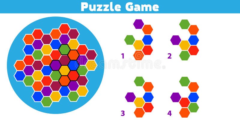 Puzzle Game. Complete the Pattern Education Logic Game for Preschool ...